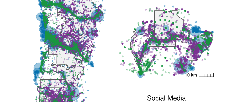 Fine-scale maps of recreational use | Outdoor R&D